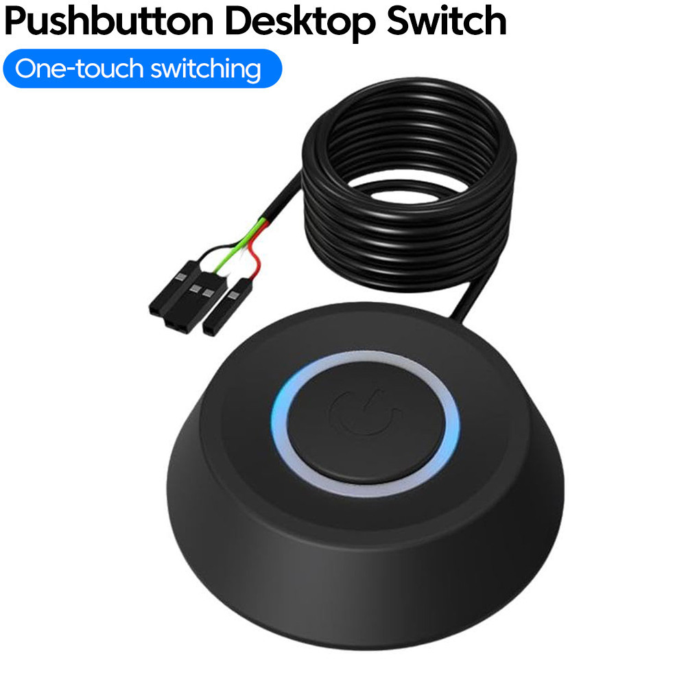 1.8m LED Light Computer Desktop Power Switch PC Motherboard External ...