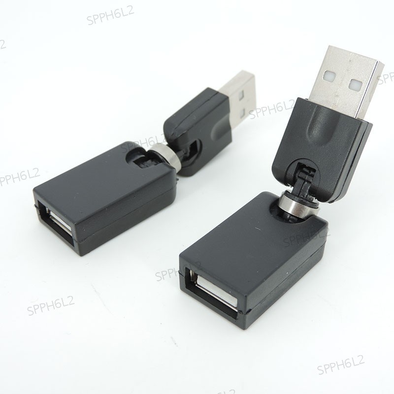 Flexible Twist Angle 360 Degree Rotating USB 2.0 Adapter Converter ...