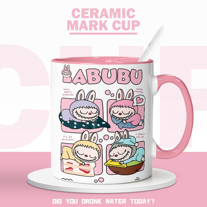 Labubu Labu labubu Bubble Mart Merchandise Creative Ceramic Cup ...