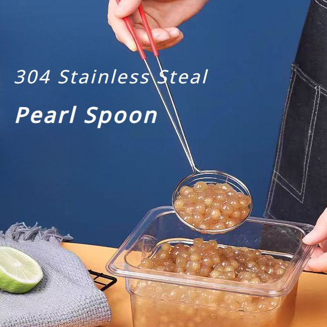 Tapioca Pearl Scooper Pearl Strainer Boba Strainer Stainless Steal ...