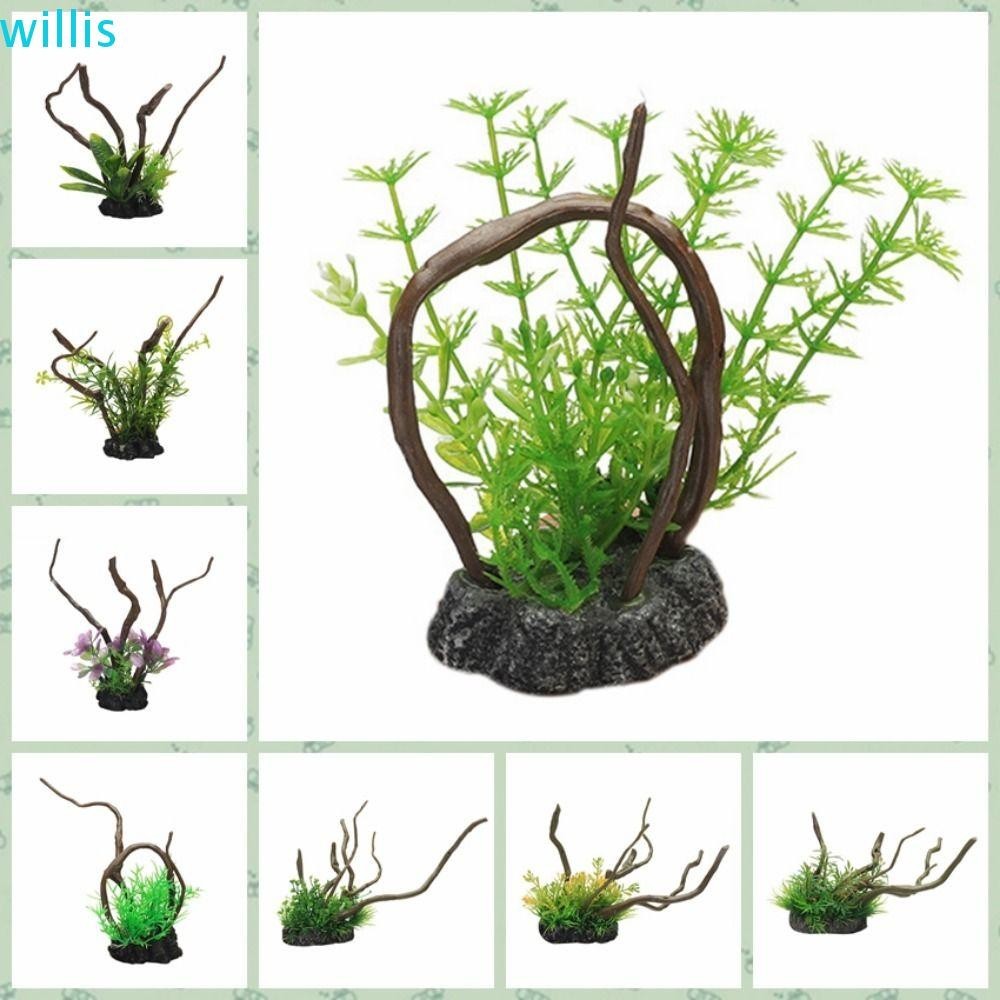 WILLIS Driftwood Tree Root, Simulation Likelife Artificial Water Plants ...