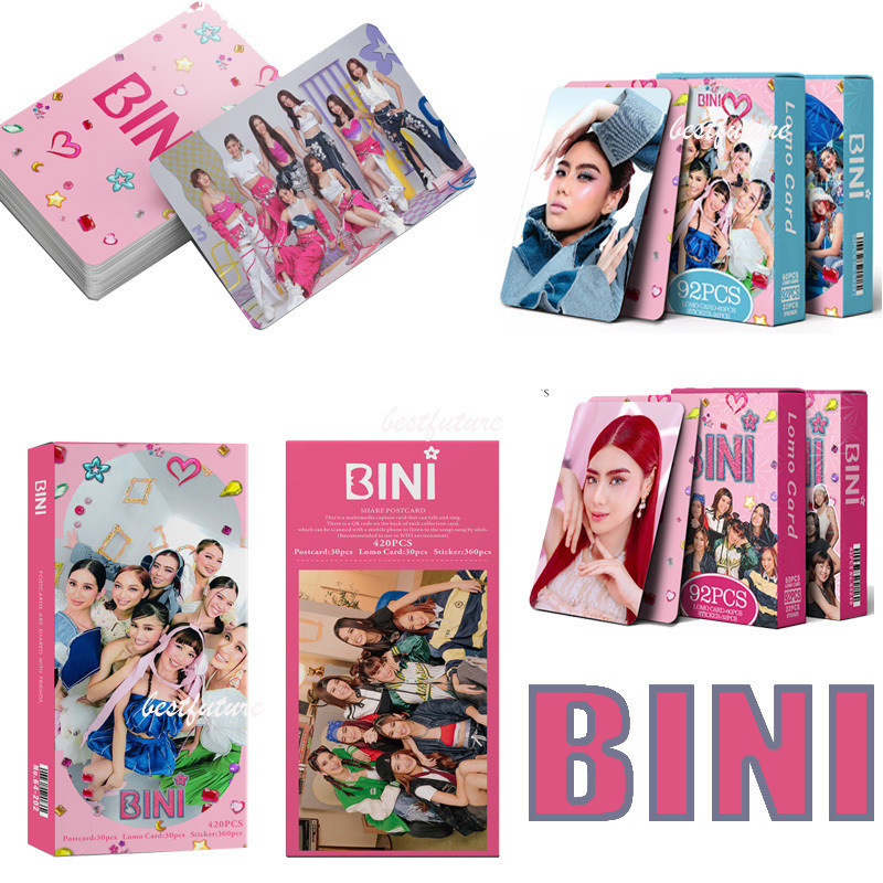 Photocard Bini Lomo Cards Bini Sticker Mikha Jhoanna Colet Photocards ...