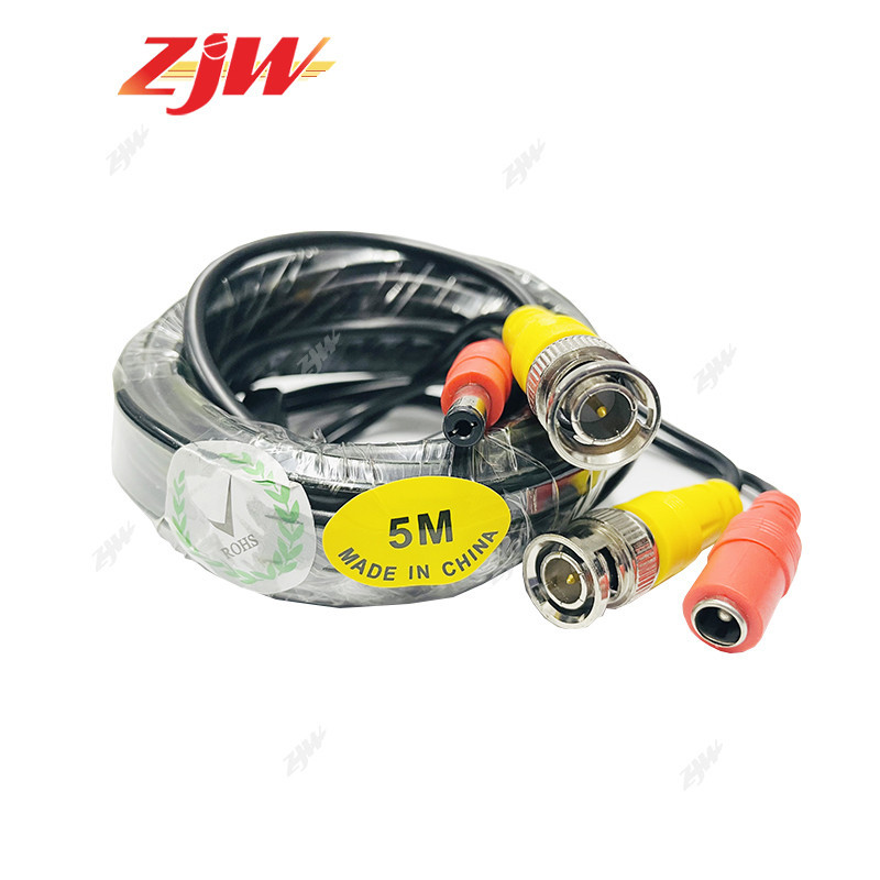 ZJW 5M 10M 20M 30M 40M BNC RG59 Video Power Siamese Cable Security ...