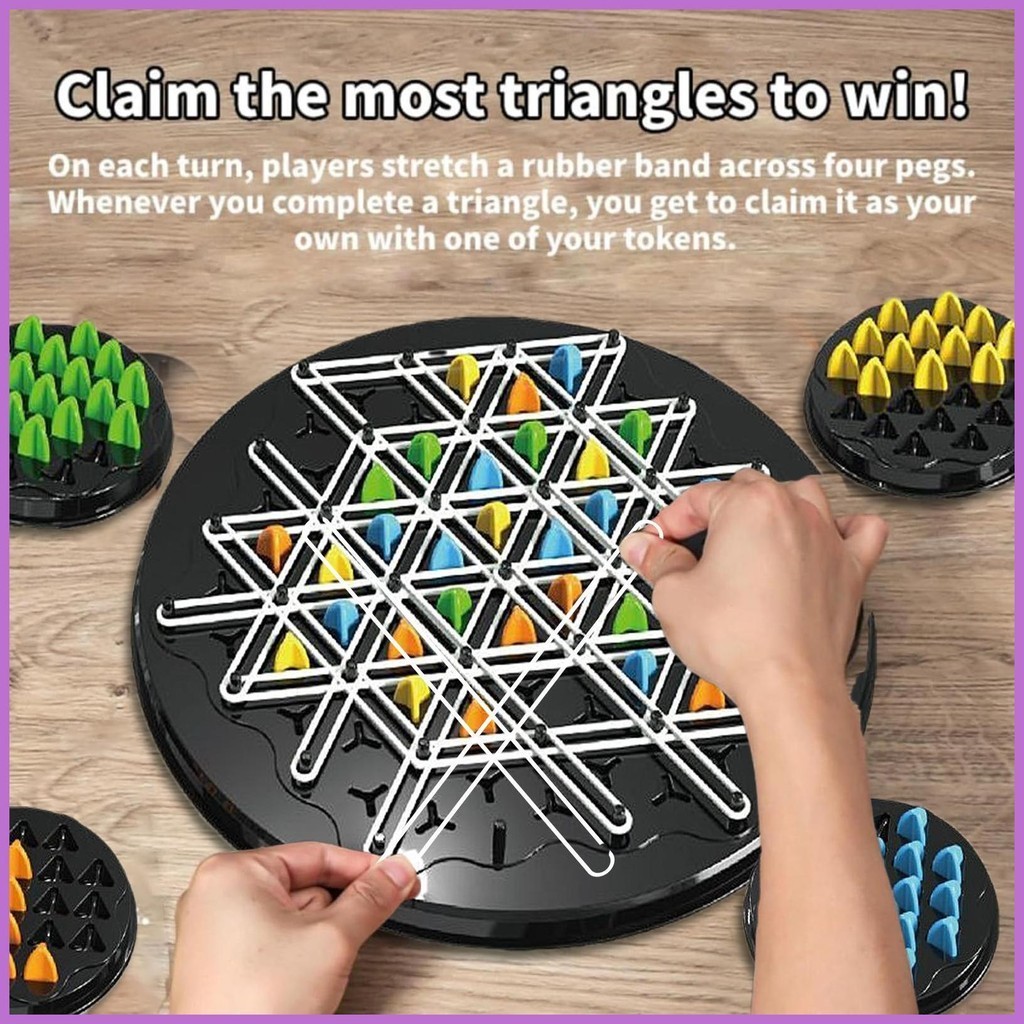 Chain Triangle Chess Game Board Chess Interactive Triangle Chain ...