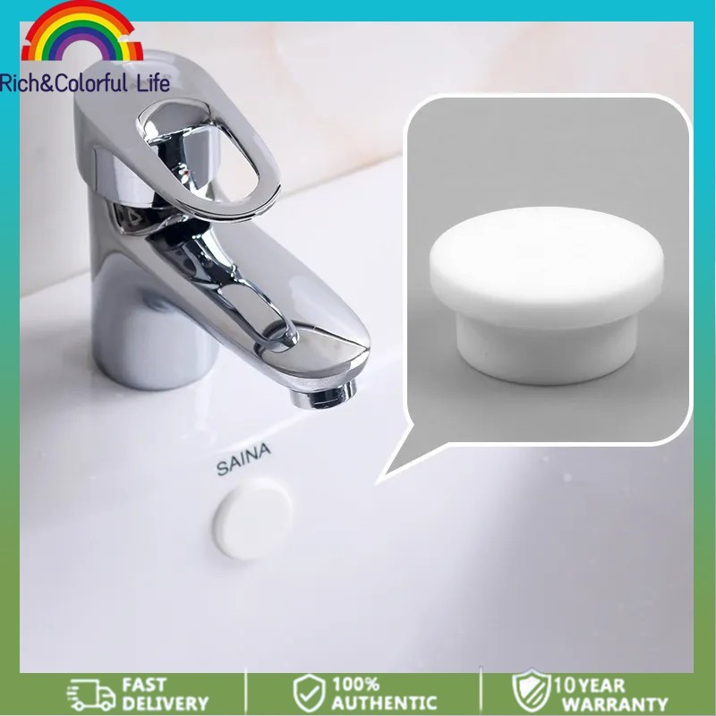 4pcs Bathtub Rubber Stopper Drain Cover Wash Basin Overflow Ring Sink ...