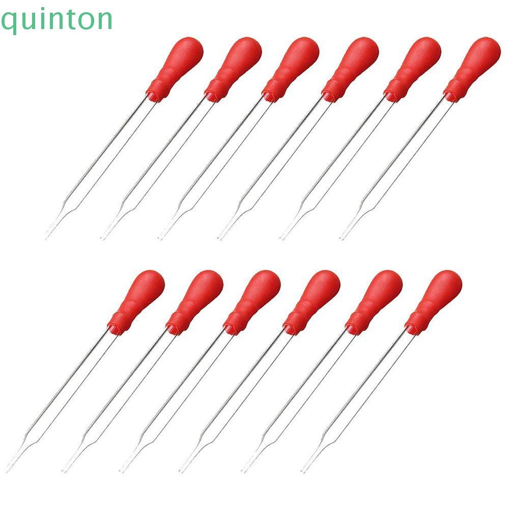 QUINTON Glass Dropper Non-toxic Experiment Rubber Head Transparent ...