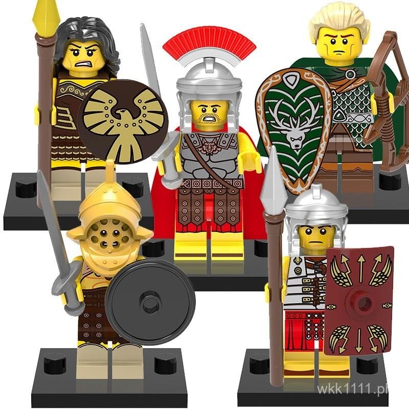 Gole Minifigure X440Medieval Elf Hunter Roman Gladiator Assembly ...