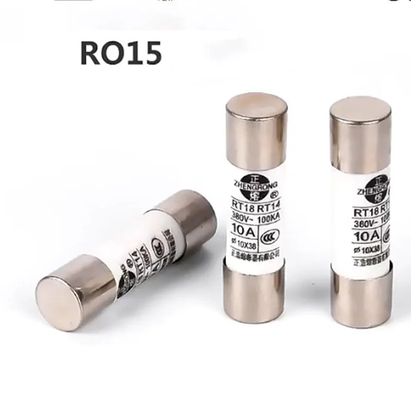 RT14-20 fuse base 10 * 38 R015 fuse RT14 RT18 cylindrical cap fuse fuse ...