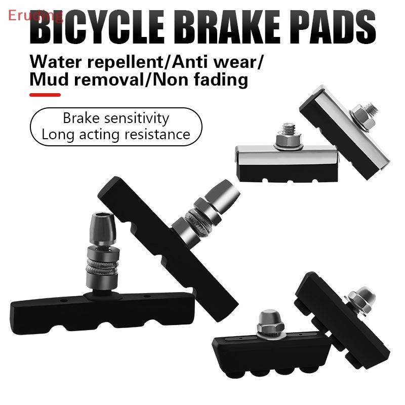 [Eruding] Bike Brake Blocks Rubber Cycling Part Tools MTB Mountain Road ...