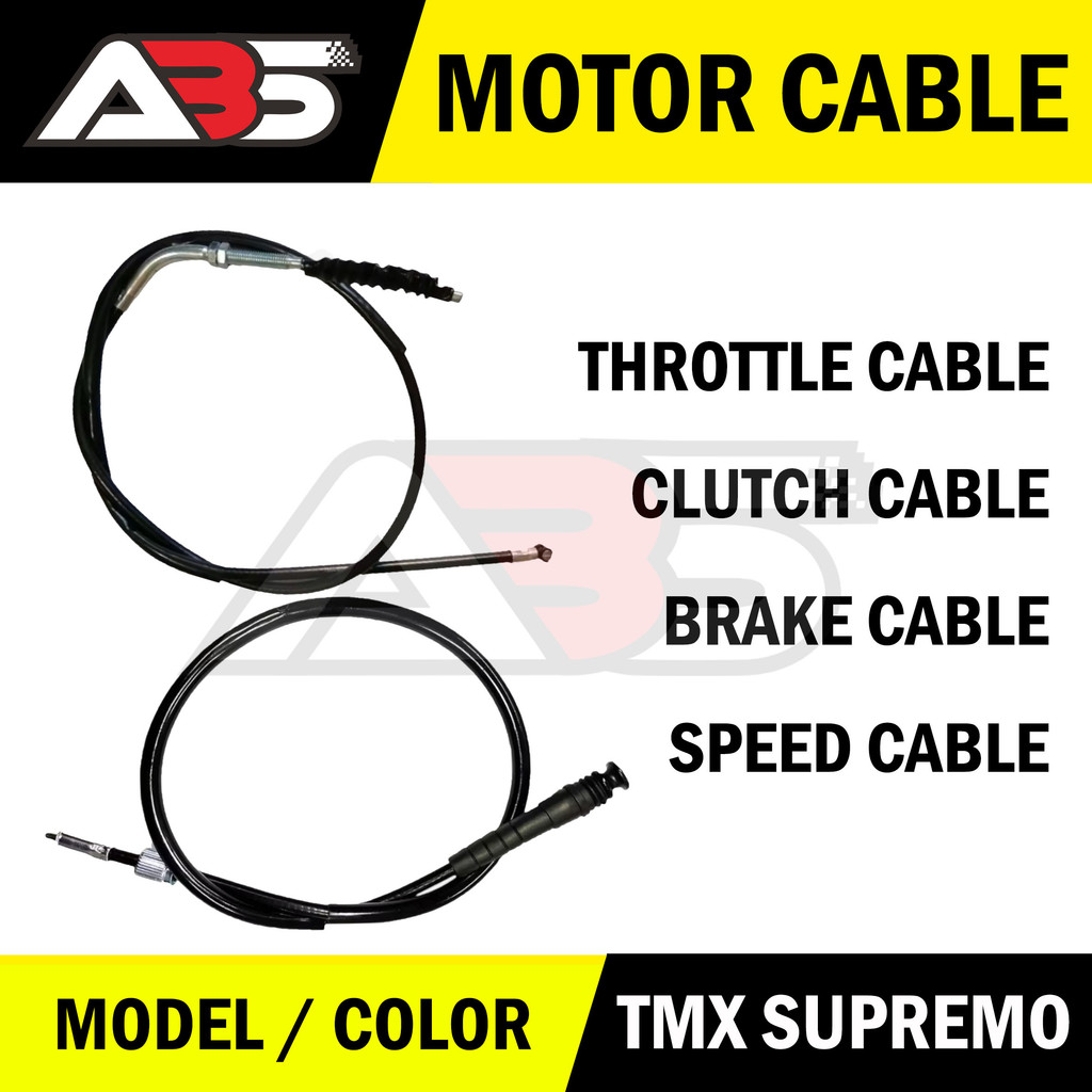 TMX SUPREMO Cables (Brake, Clutch, Speedometer, Throttle) | Shopee ...