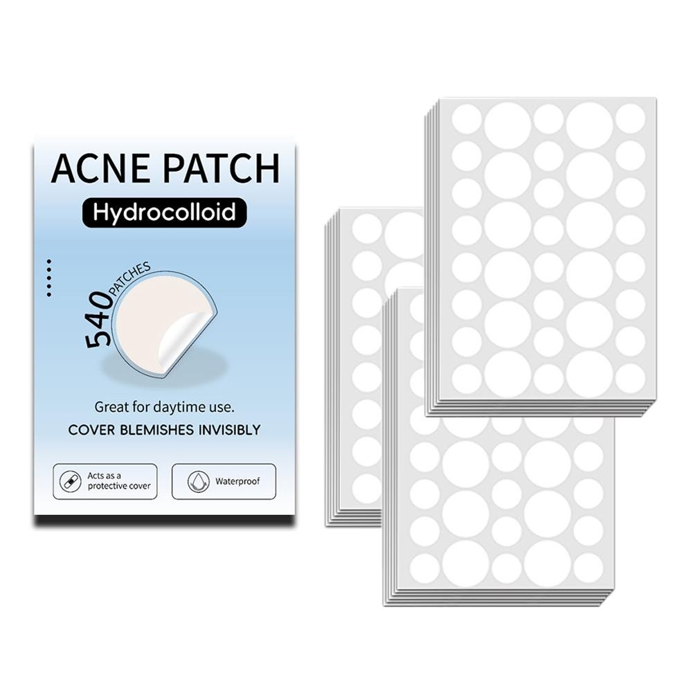 540 360 240 Patches Boxed Hydrocolloid Acne Patch Star Heart Circle