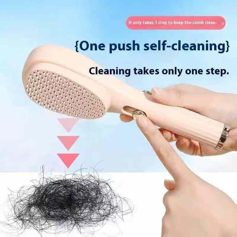 Massage Comb For Household Scalp Cleaning Anti Static Portable Fluffy ...