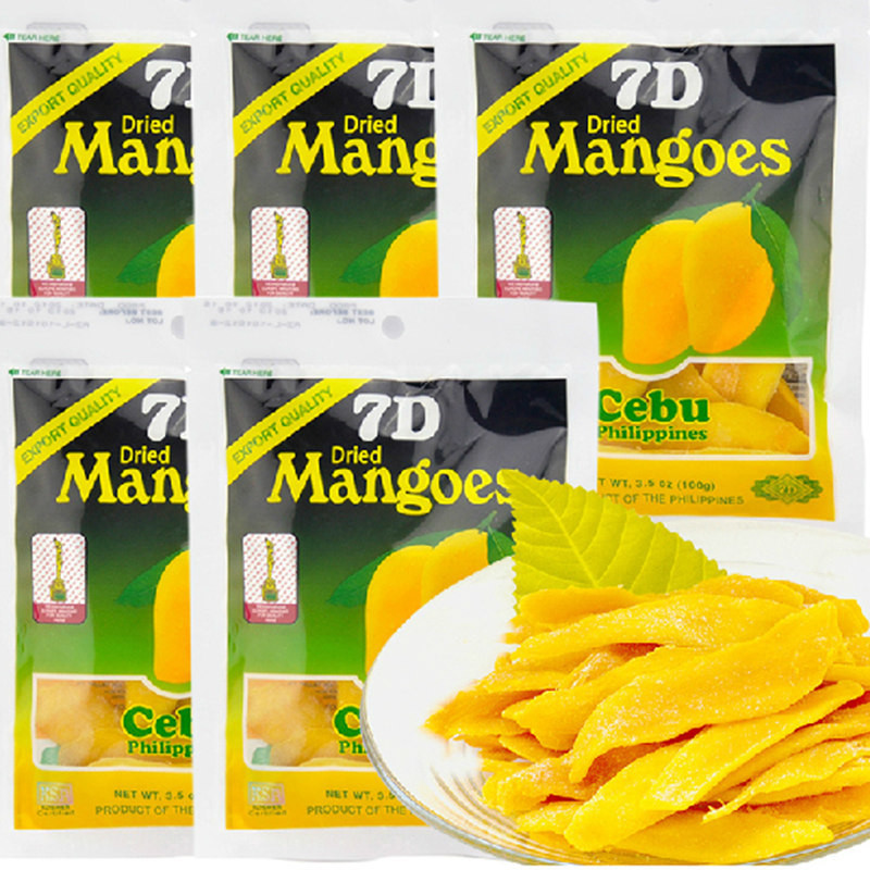Philippine Flavor 7d Dried Mango 500g Fresh Fruit Whole Box Small Bag ...
