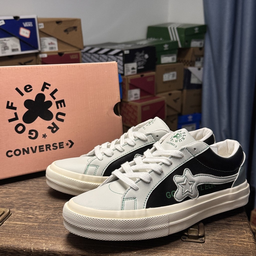 Converse One Star X Golf Le Fleur Blue Black Small Flower Casual ...