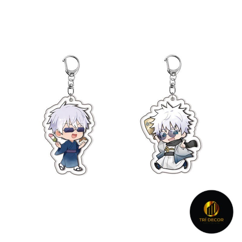 Jujutsu kaisen Gojo Satoru Anime Cartoon Acrylic Keychain Keyring ...