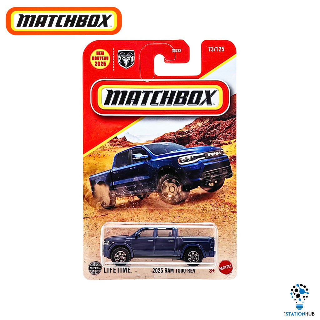 Matchbox 2025 Ram 1500 Rev Car MBX Mattel Cars Collector Kids Toys ...