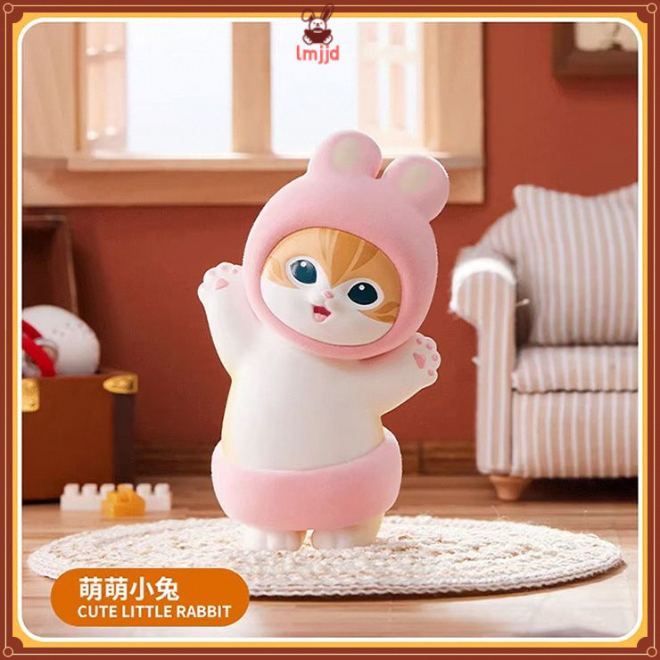 MINISO Cat Fushan Blind Box Furry Cat Animal Party Hand-Made Fashion ...
