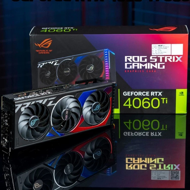 ASUS ROG RTX 4060TI O8G Graphics Card Black Raptor Unopened Business ...