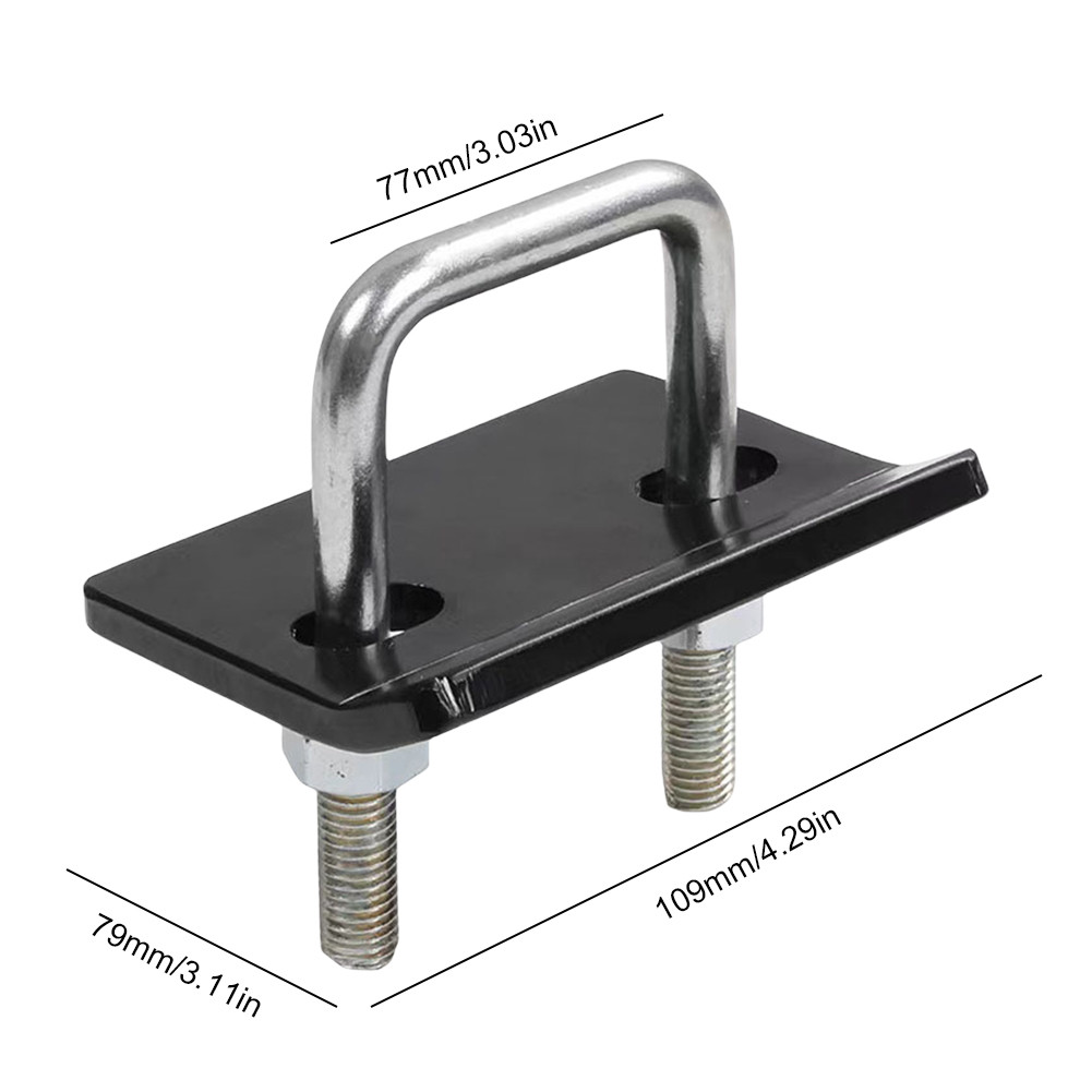 2 Inch Tightener Stabilizer Heavy Duty Anti Rattle Tow Clamp Trailer ...