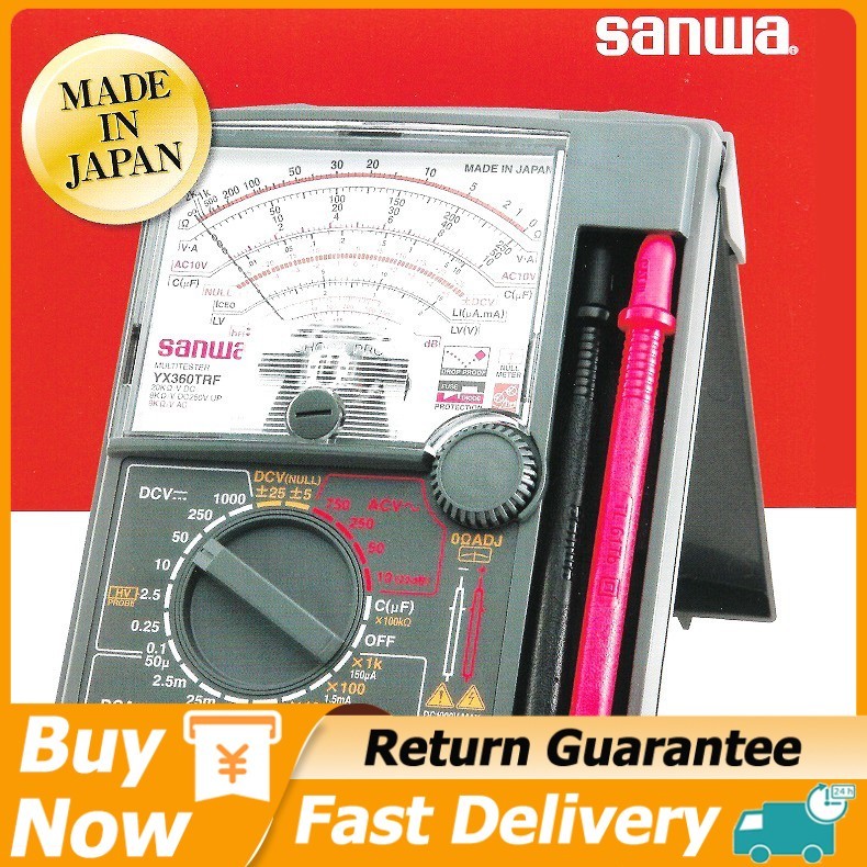 Sanwa YX360TRF Analog Multi-Tester Multi-Meter Made in JAPAN Analogue ...