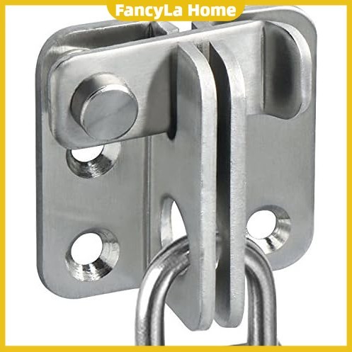 Door Hasp Latch 90 Degree, Stainless Steel Safety Angle Locking Latch ...