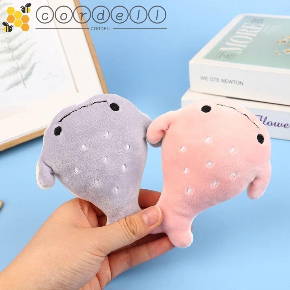 Cartoon Whale Keychain Soft Stuffed Animal Whale Plush Fluffy Cartoon ...