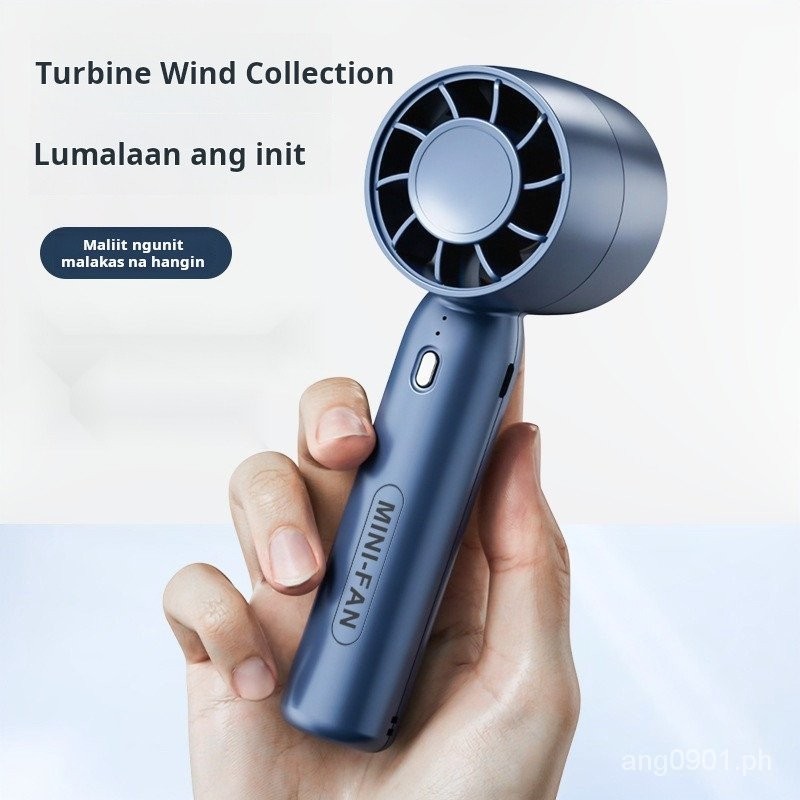 COD 2024 bagong USB portable bladeless turbine handheld fan outdoor ...