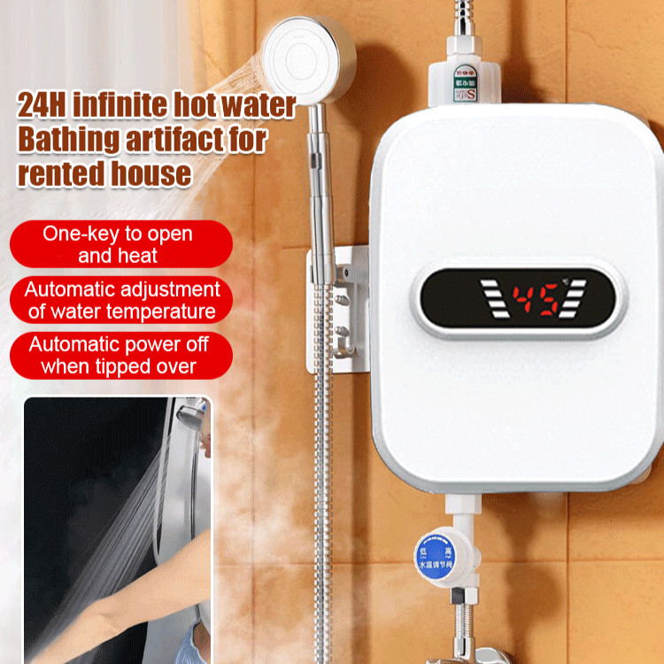 Instantaneous Thermostatic Water Heater Shower Storage Small Heater ...