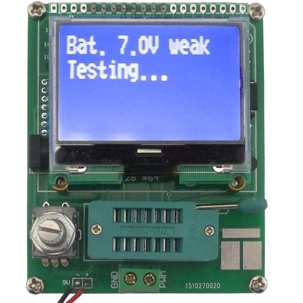 Graphical transistor tester kit LCR diode ESR PWM square wave signal ...