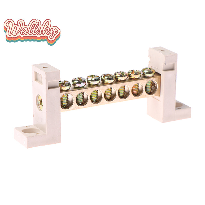 Wallsky> Rail Terminal Block High Bridge Type Ground Bar 5/7/10/12 ...