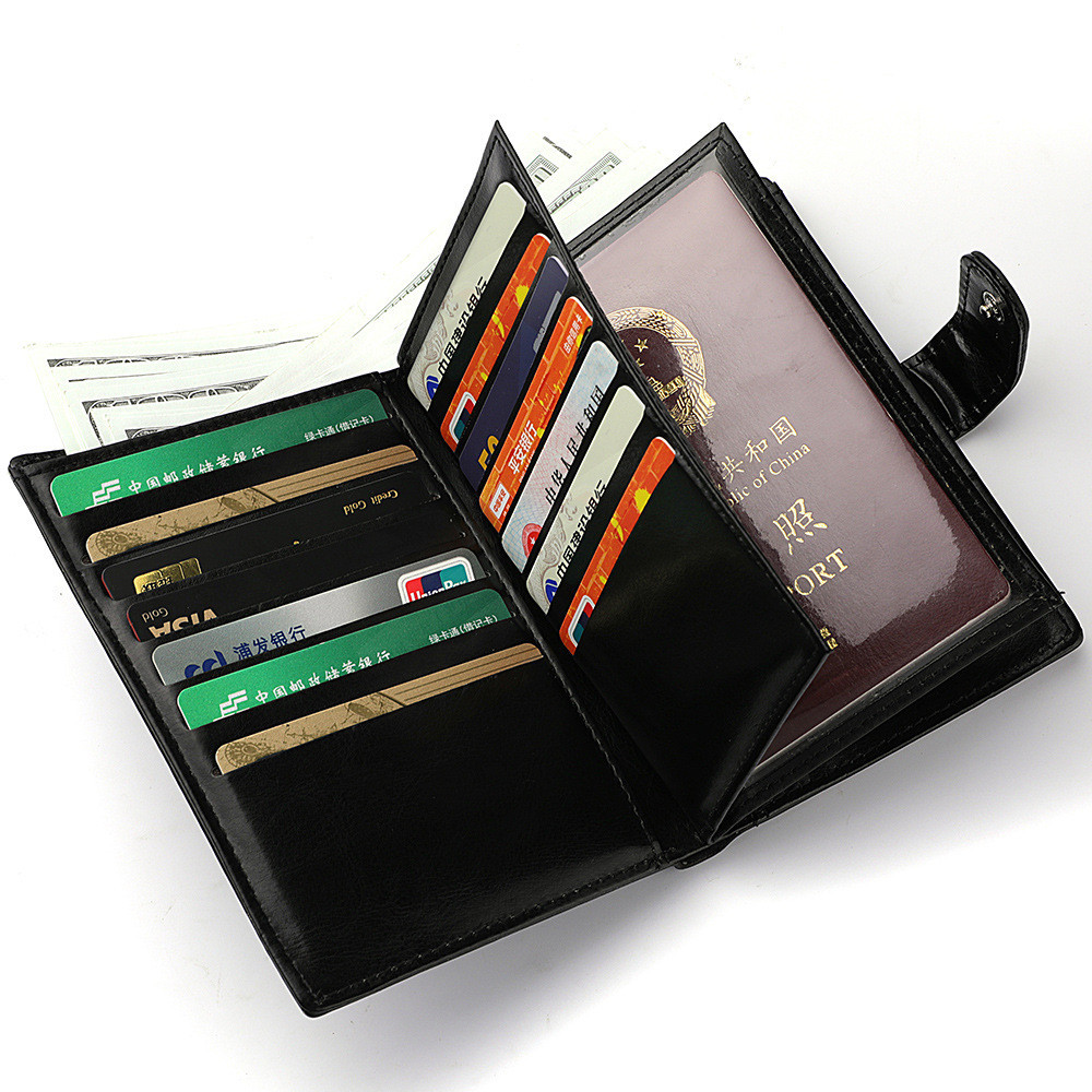 Multifunctional Men's Wallet Large Capacity Driver's License Card ...