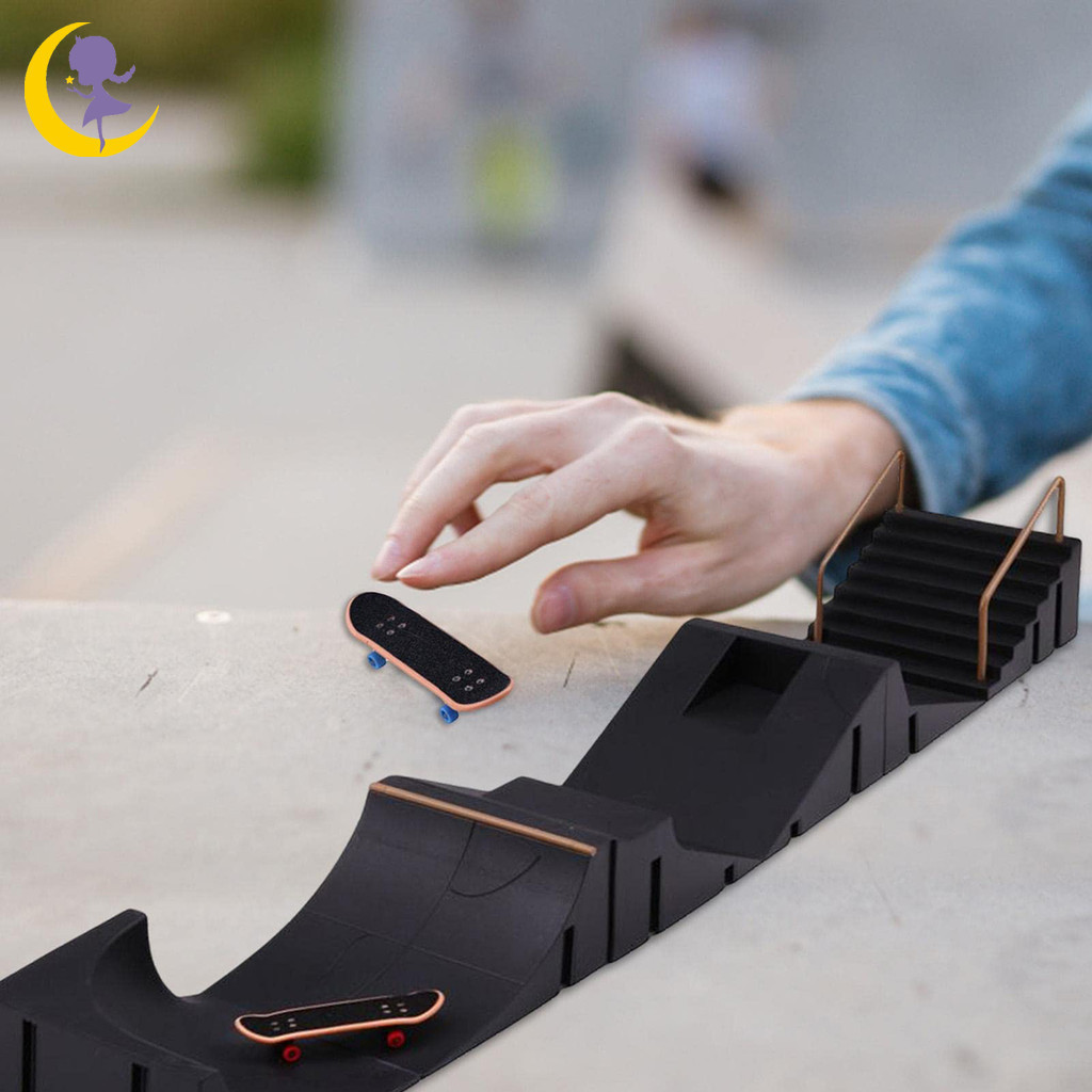 tech deck skate park Toy Skate Park Ramp Set Tech Practice Deck Funny ...