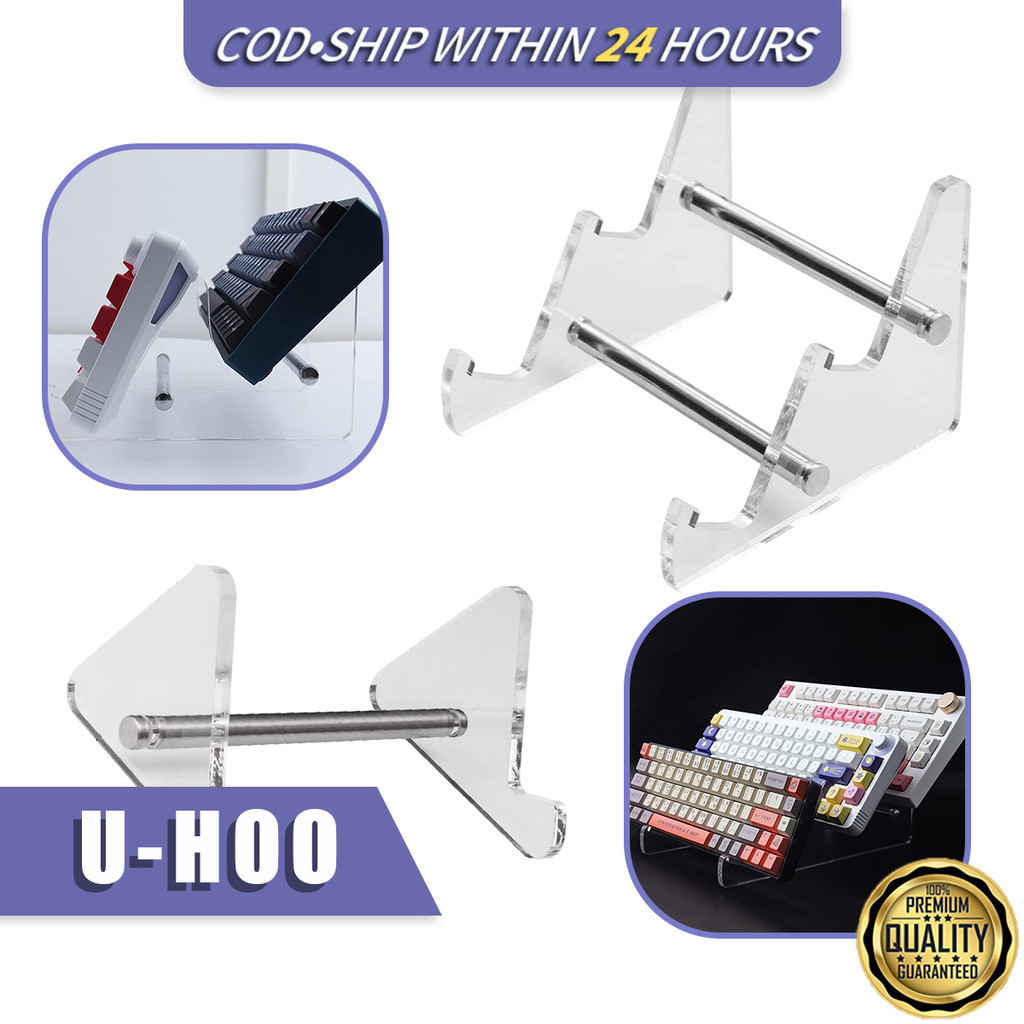 Computer Keyboard Stand 1/2/3-Tier Acrylic Mechanical Keyboard Storage ...
