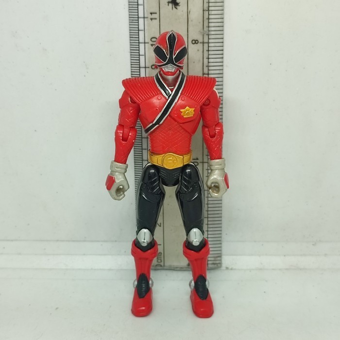 Action Figure 4.5' Power Rangers Samurai Red Ranger Bandai Original ...