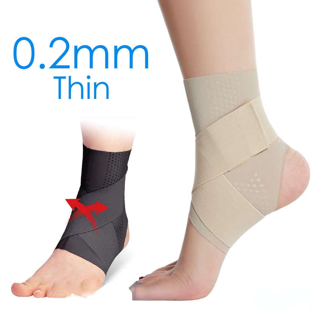 Ultra Thin 0.2mm Lightweight Ankle Brace Support Achilles Tendonitis ...