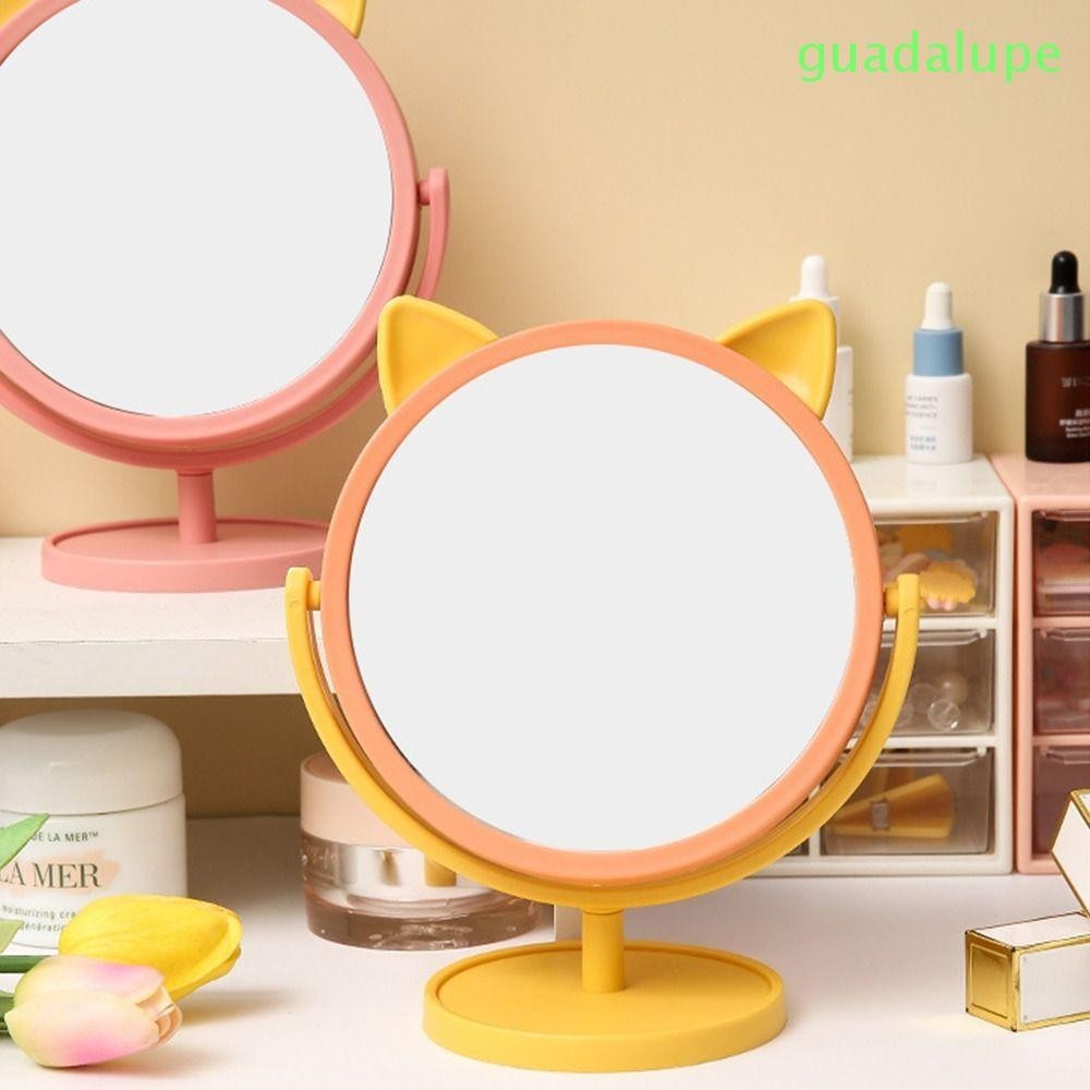 GUADALUPE1 Desktop HD Vanity Mirror, Cute Cartoon Single Side Makeup ...