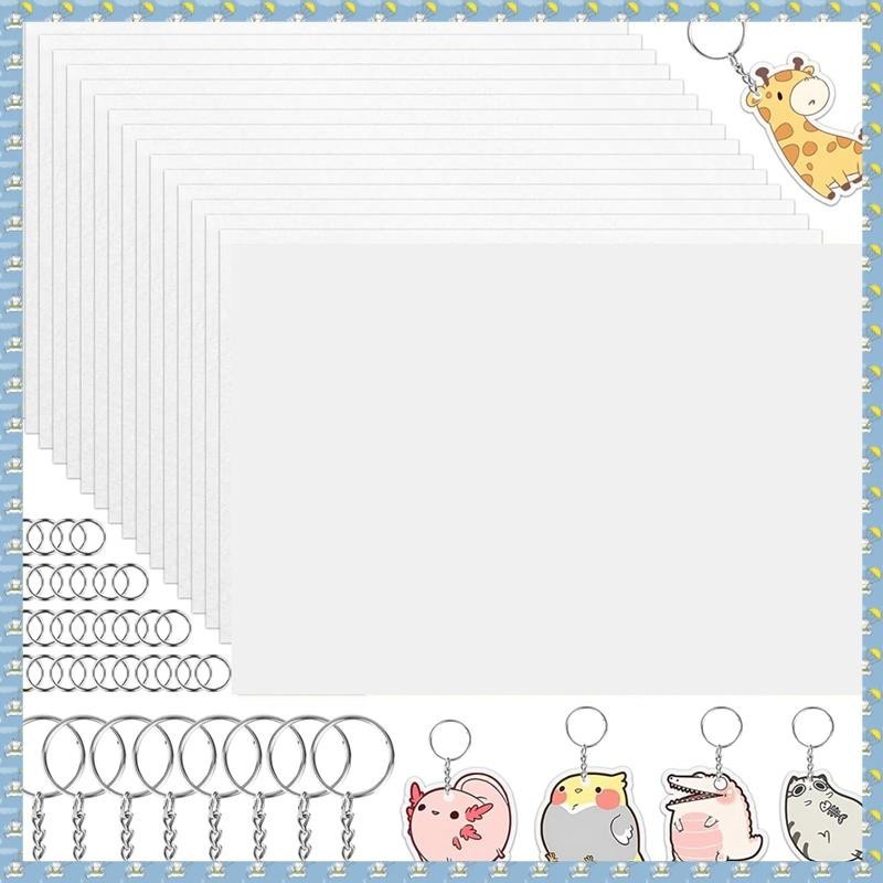 (W L N H)140 Piece Shrinky Dink Sheets Kit, Shrinky Dink Paper Kit As ...