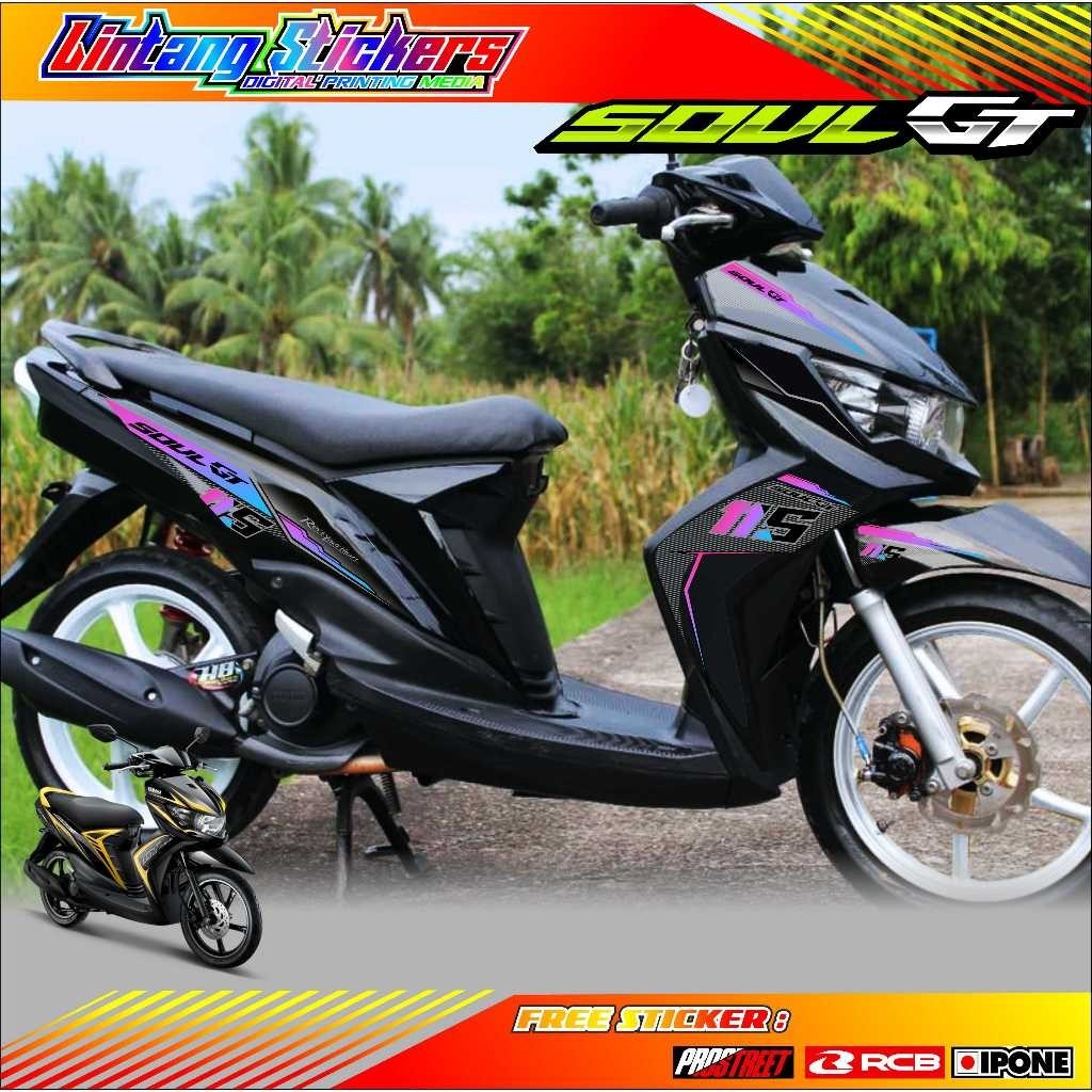 Yamaha MIO SOUL GT 115 VARIATION STRIPING / YAMAHA MIO SOUL GT STREET ...