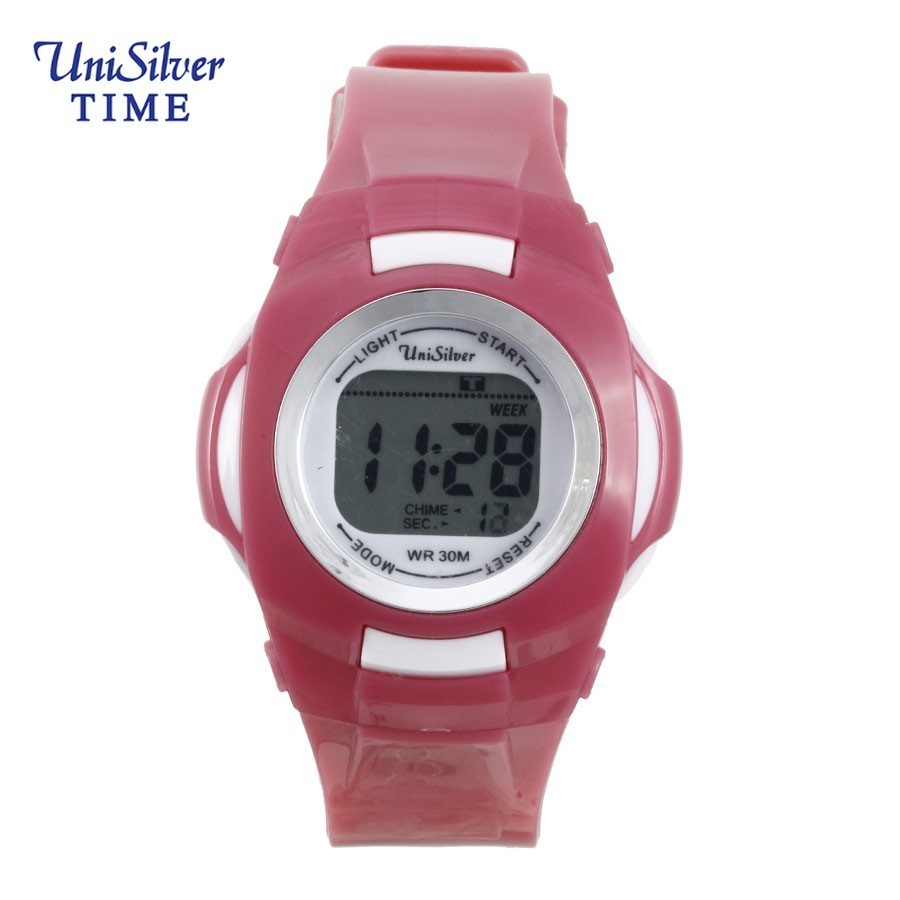 UniSilver TIME Champster Kid's Pink Digital Rubber Watch KW2204-2013 ...
