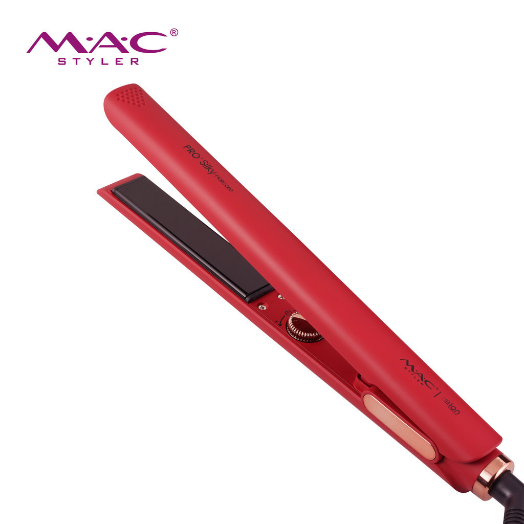 MAC Styler PRO+ Silky Haircare Red Hair Iron Hair Straightener Slim ...