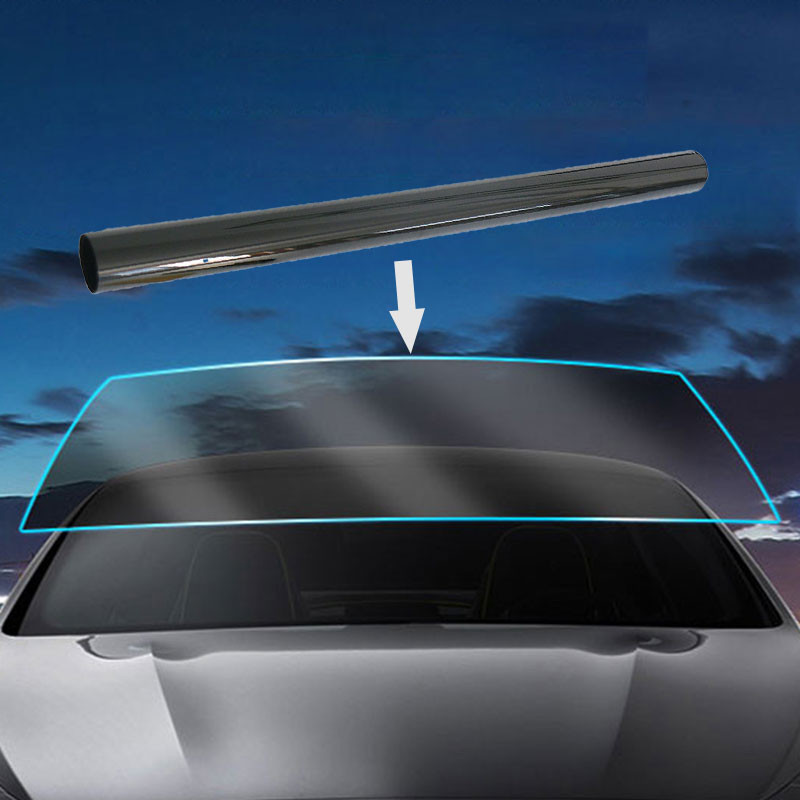 3Metersx50cm Car Window Privacy Tint Film Auto Vinyl Anti Look Glass ...