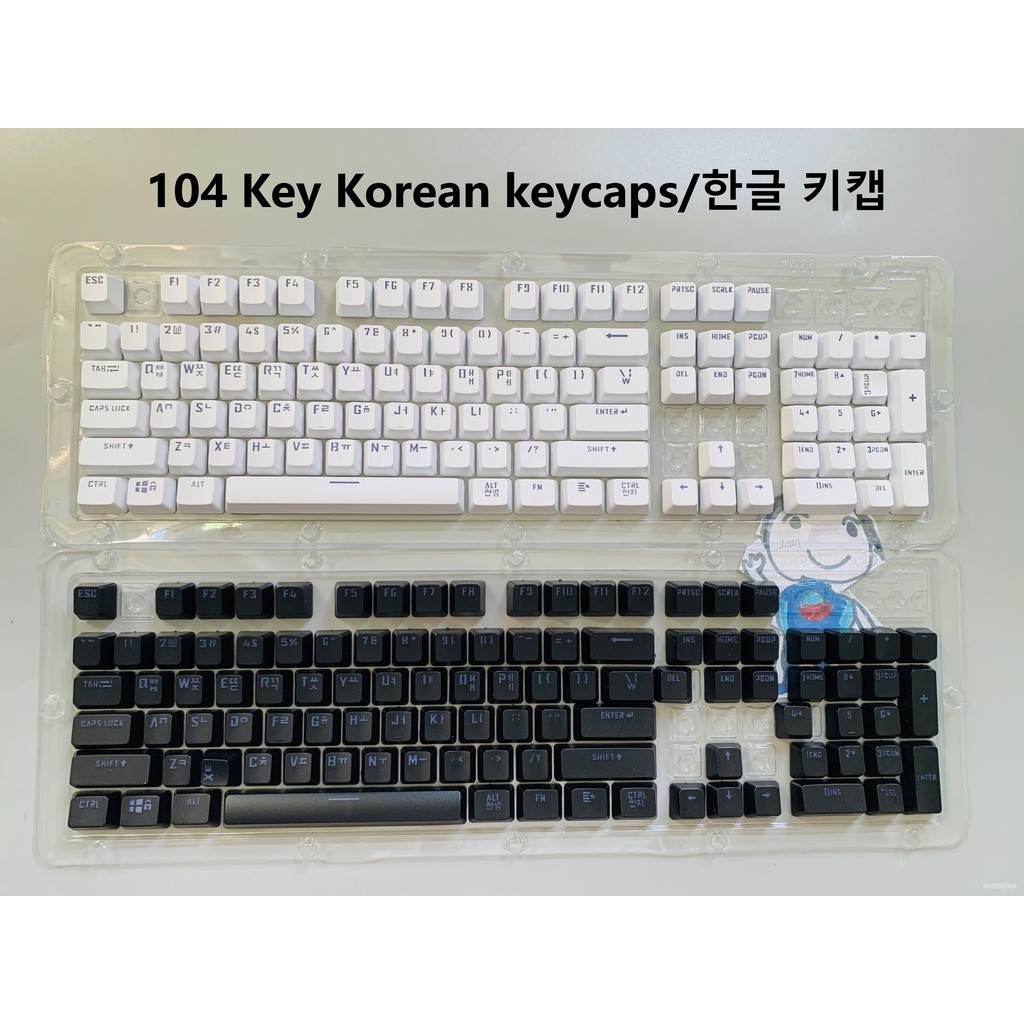 RQ^New 104 Key Korean Keycaps OEM Backlit Key Caps for Cherry MX ...