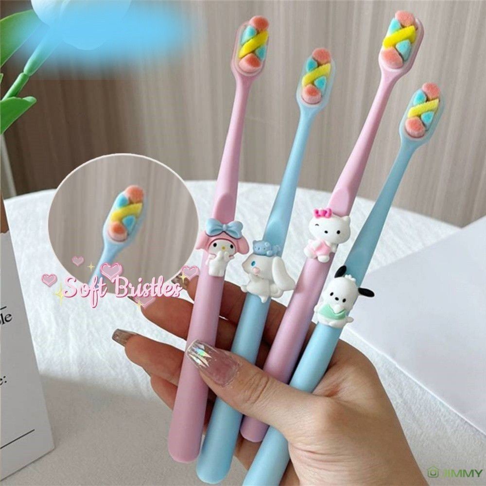 Kuromi Childrens Toothbrush Sanrio Cute Soft Bristles Toothbrush For ...