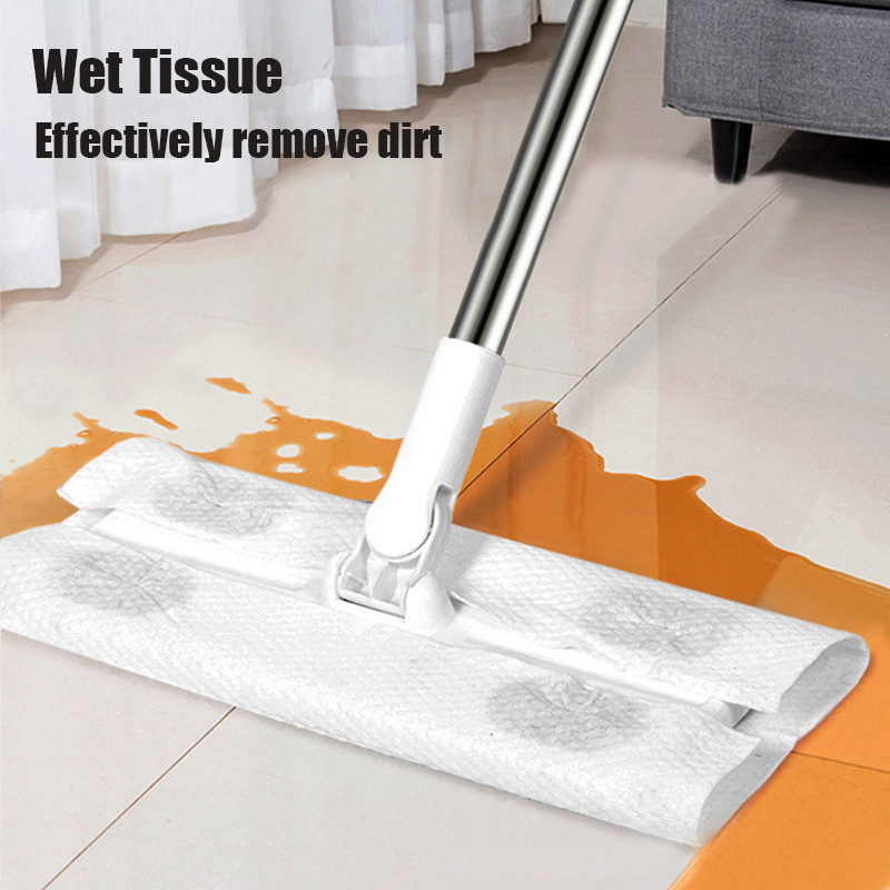 360 Degree Electrostatic Dust Removal Mop Disposable Flat Mop Wet ...