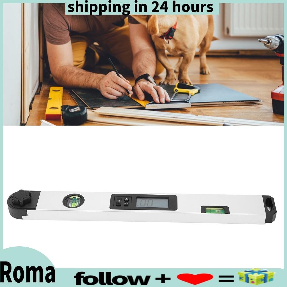 Romanticshop Electronic Level Digital Angle Meter AluminumAlloy Horizon ...