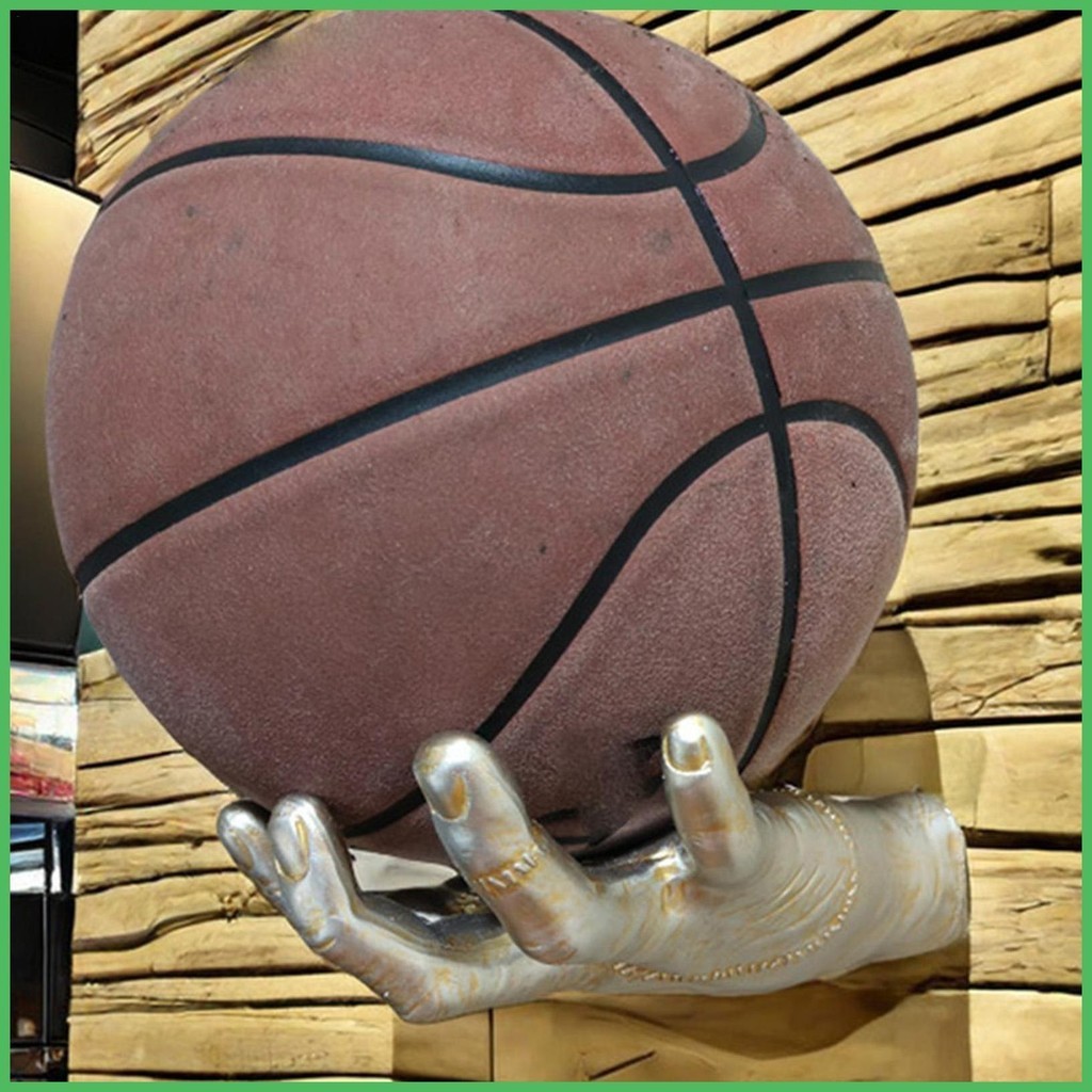 Hand Sculpture Ball Holder Wall Mount Ball Storage Rack Display Rack ...