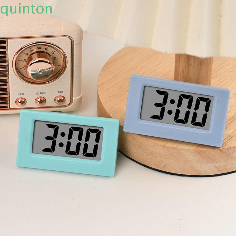 QUINTON LED Digital Clock, Mute Simple Mini Triangle Clock, Multi ...