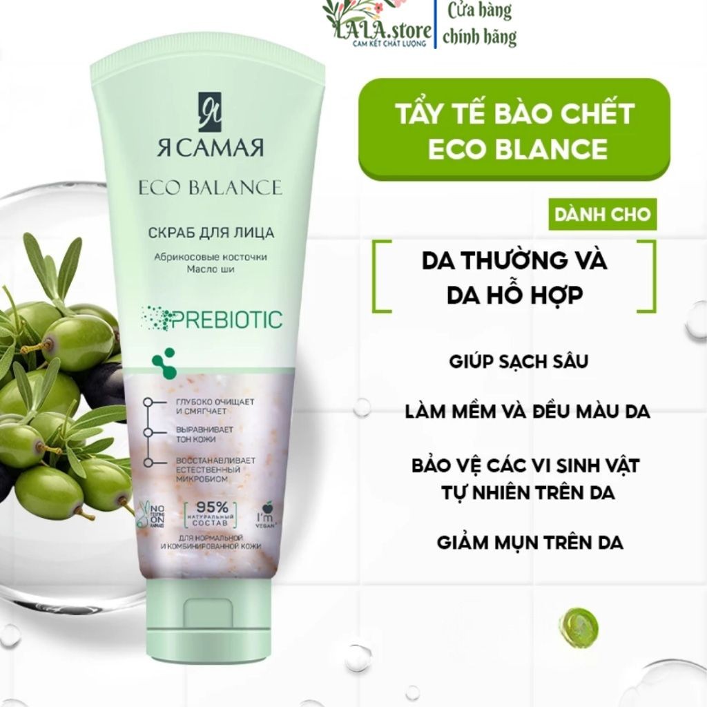 Ya Samaya Eco Balance Facial Scrub Suitable for Dry, Sensitive Skin ...