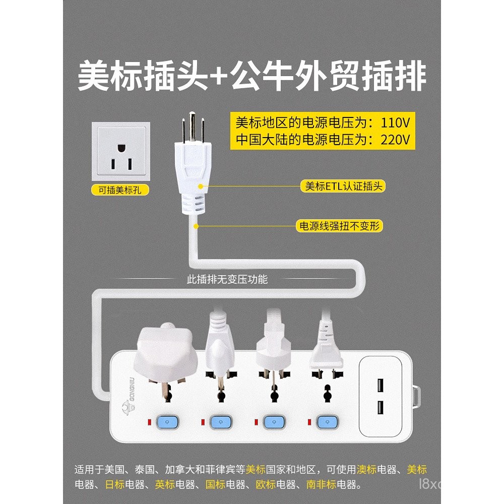 Bull American Standard Power Strip American Standard Conversion Plug ...