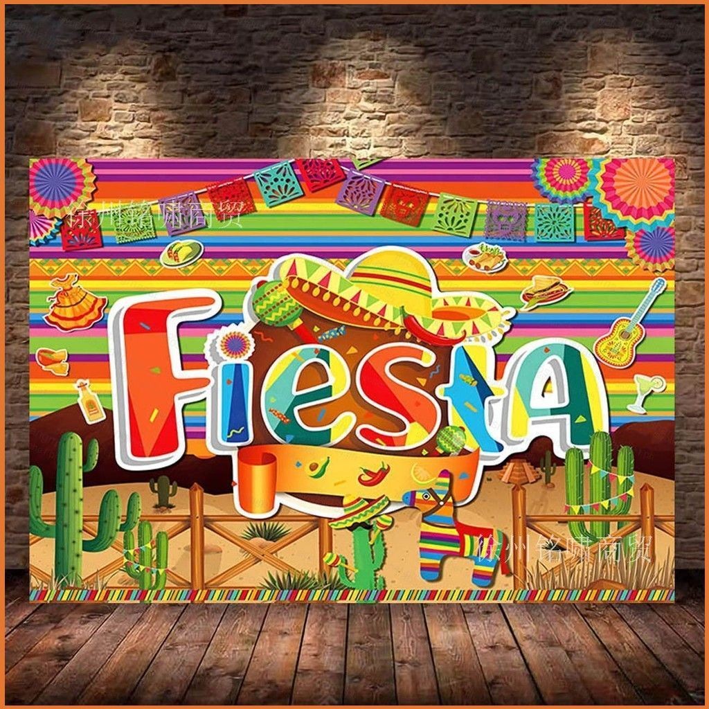 Fiesta in Mexico Theme decoration Celebrate Party Photo Photography ...